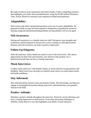 Mastering Common Interview Skills for Students Your Path to Success.pdf