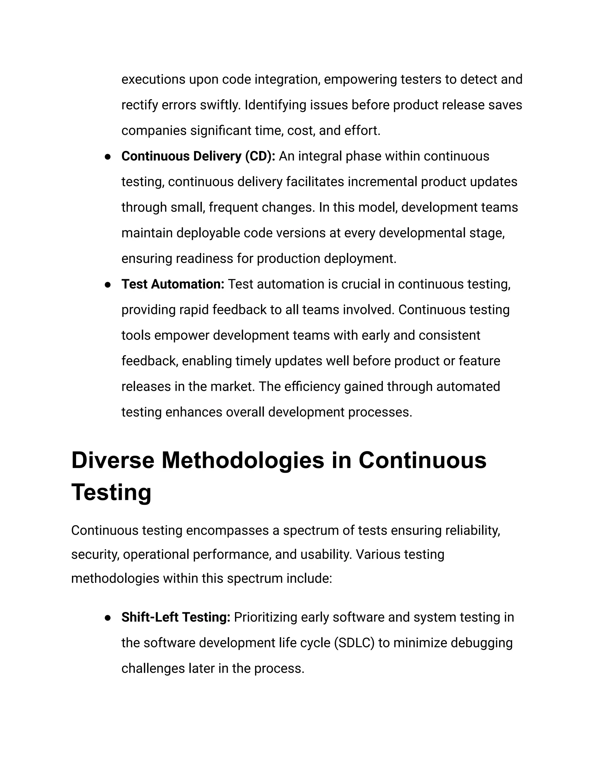 Mastering Continuous Testing A Definitive Guide To Seamless Software Deliverypdf Operating