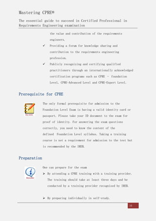 Mastering CPRE - Sample chapter | PDF