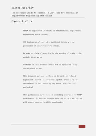 Mastering CPRE - Sample chapter | PDF