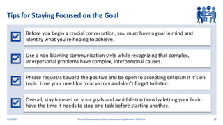 Mastering Crucial Conversations PowerPoint Design | PPTX