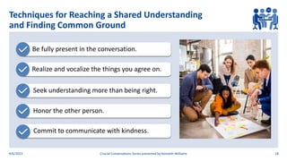 Mastering Crucial Conversations PowerPoint Design | PPTX