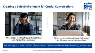 Mastering Crucial Conversations PowerPoint Design | PPTX