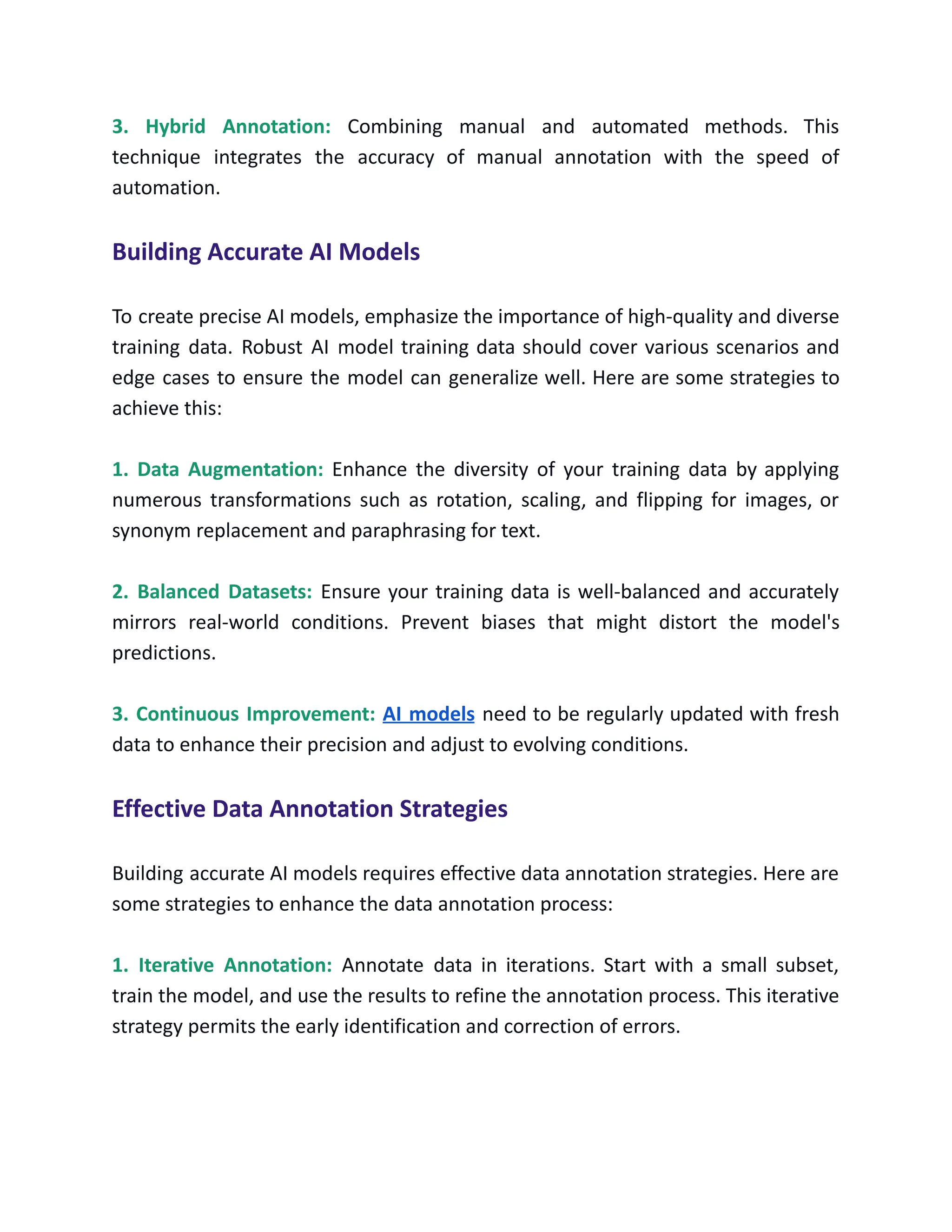 Mastering Data Annotation: Major Considerations for Building Robust AI Models | PDF