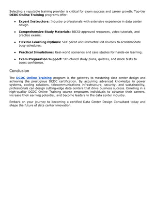 Mastering Data Center Design with DCDC Online Training.docx
