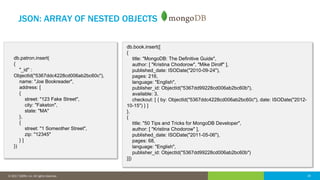 Mastering Data Modeling for NoSQL Platforms | PPT