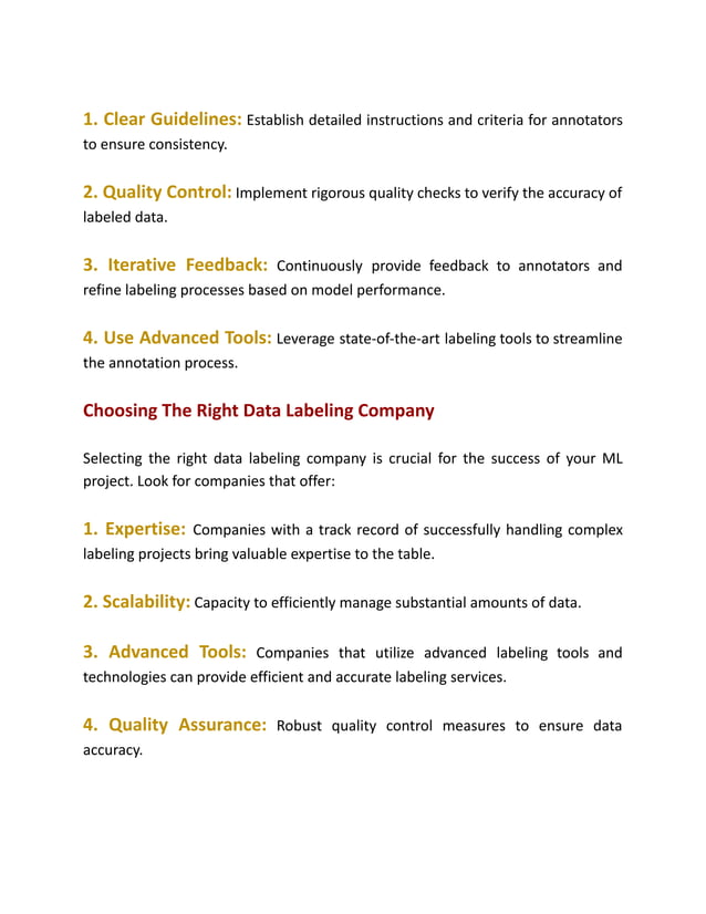 Mastering Data Precision: How Labeling Services Refine Machine Learning ... Mastering Data Precision: How Labeling Services Refine Machine Learning ...