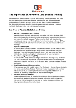 Mastering Data Science_ Advanced Training and Career Pathways to ...