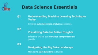 Mastering Data Science: From Fundamentals to Advanced Techniques | CBitss | PPT