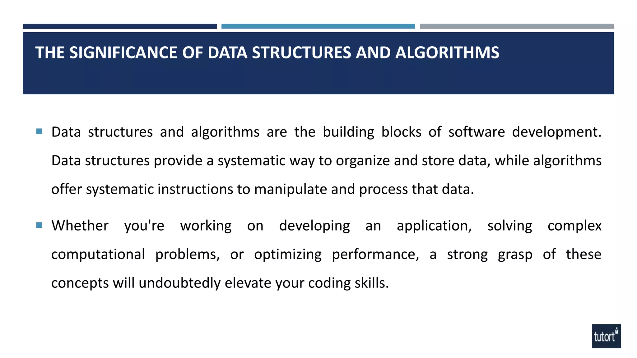 Mastering Data Structures And Algorithms Your Path To Success In