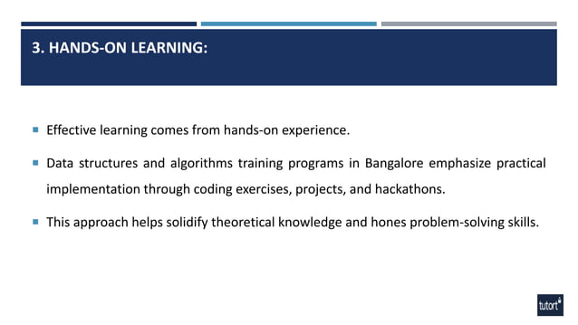 Mastering Data Structures And Algorithms Your Path To Success In Bangalore Ppt
