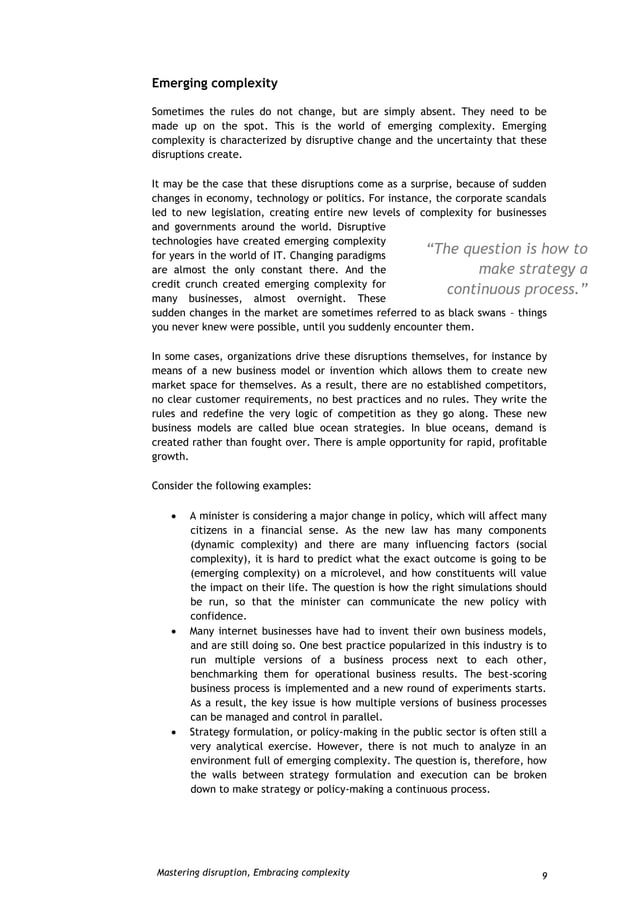 Mastering disruption, embracing complexity | PDF