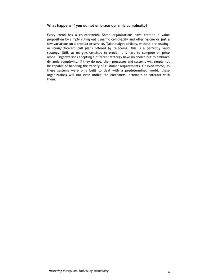 Mastering disruption, embracing complexity | PDF