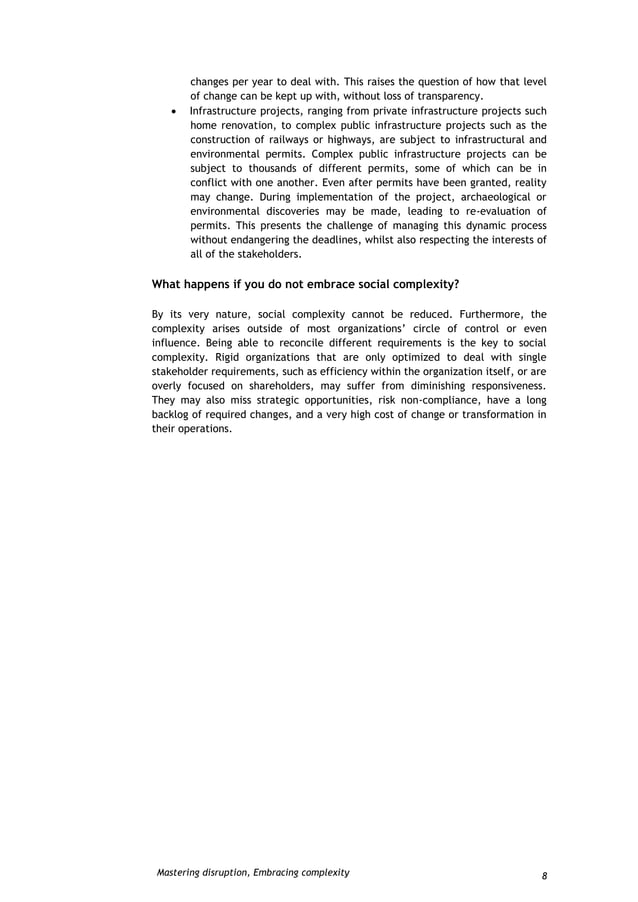 Mastering disruption, embracing complexity | PDF