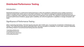 Mastering Distributed Performance Testing | PPT | Free Download