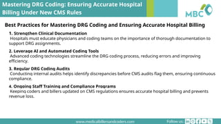 Mastering DRG Coding_ Ensuring Accurate Hospital Billing Under New CMS ...