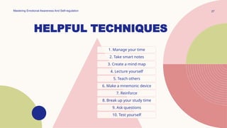 Mastering emotional awareness and self-regulation.pptx