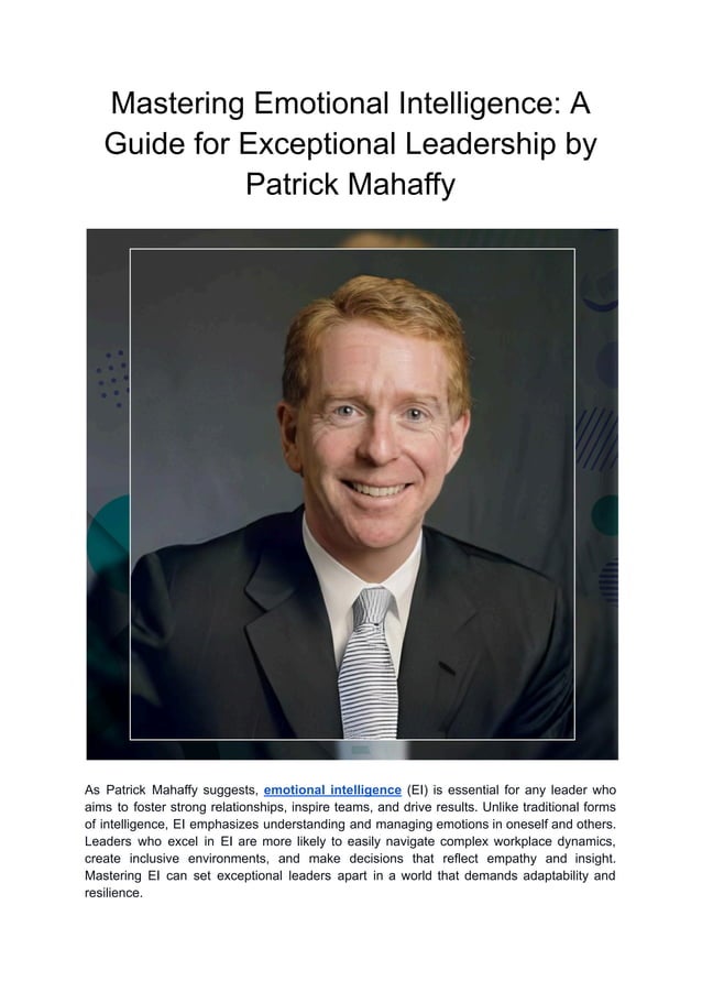 Mastering Emotional Intelligence_ A Guide for Exceptional Leadership by ...