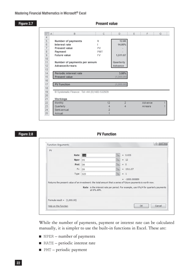 Mastering Financial Mathematics In Microsoft Excel A Practical Guide For Business Calculations
