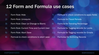Mastering Form Rules and Formulas in QuickBase | PDF