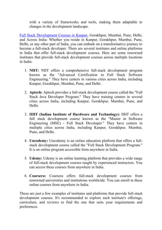 Mastering Full Stack Development.pdf | Web Development | Internet