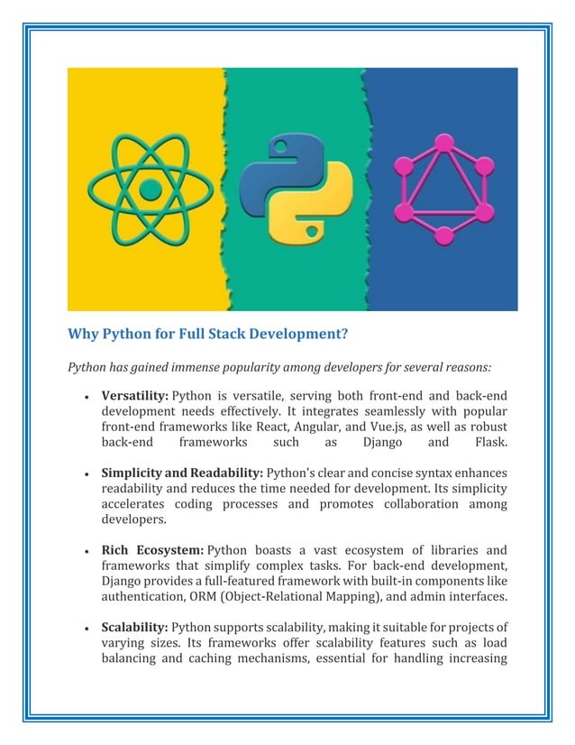 Mastering Full Stack Development with Python – CETPA Infotech.pdf