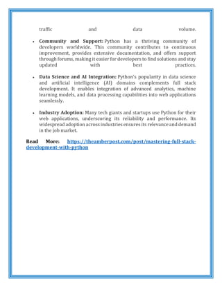 Mastering Full Stack Development with Python – CETPA Infotech.pdf