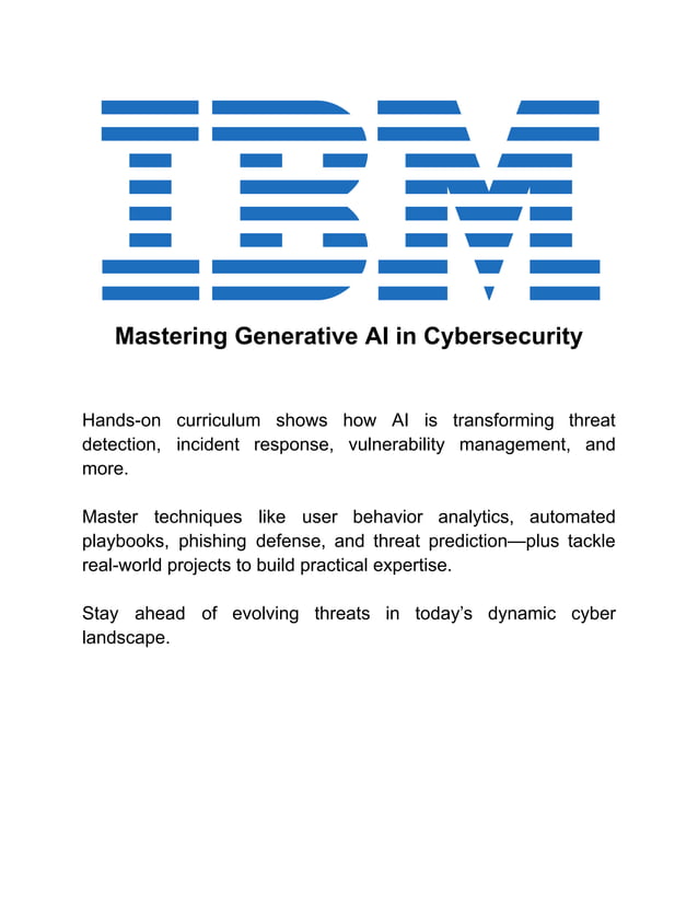 Mastering Generative AI in Cybersecurity.pdf