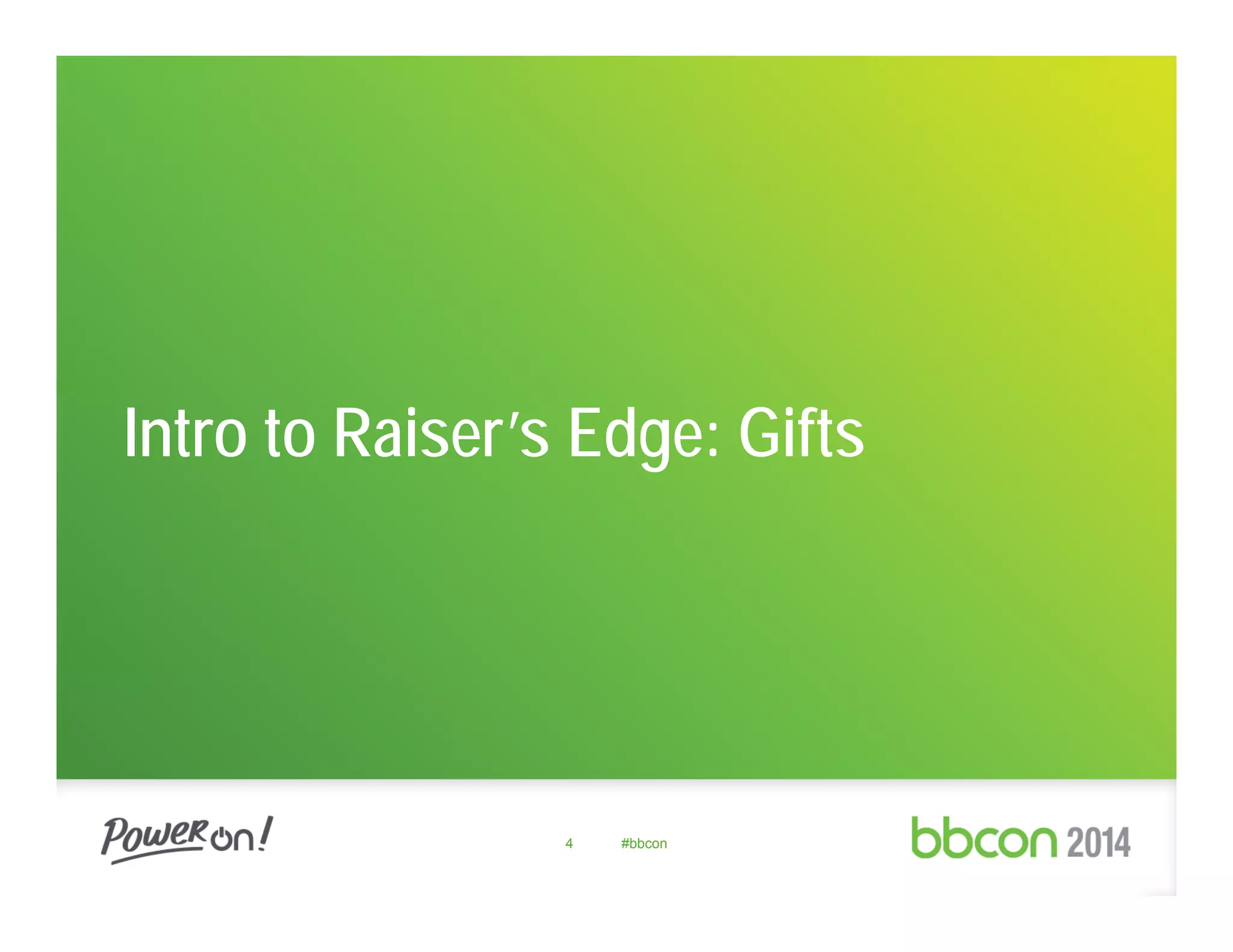 Mastering Gift Processing in The Raiser's Edge | PDF