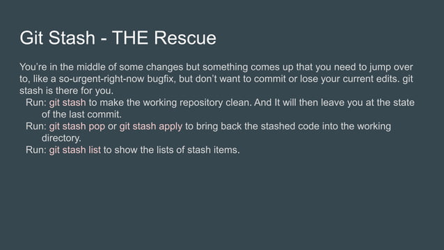 Mastering git - Workflow | PPTX | Computing | Technology & Computing