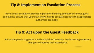 Mastering Guest Feedback: 9 Tips by top hotel management companies in ...