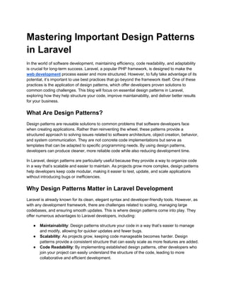 Mastering Important Design Patterns in Laravel.pdf
