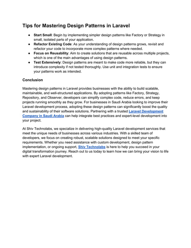 Mastering Important Design Patterns in Laravel.pdf Mastering Important Design Patterns in Laravel.pdf
