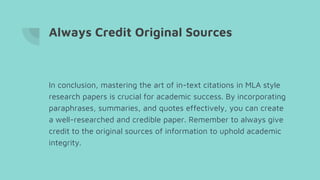 Mastering In-text and AI Citations in MLA.pptx