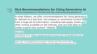 Mastering In-text and AI Citations in MLA.pptx