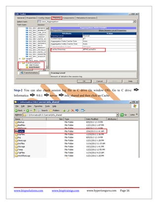 Mastering informatica log files | PDF