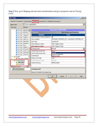Mastering informatica log files | PDF