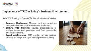 Mastering Innovation TRIZ Training for Effective Problem-Solving .pptx
