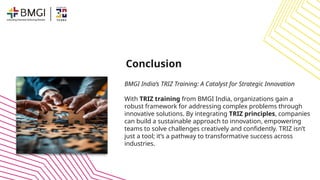 Mastering Innovation TRIZ Training for Effective Problem-Solving .pptx