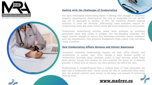 Mastering Insurance Credentialing Services Streamlining Healthcare Operations | PPT