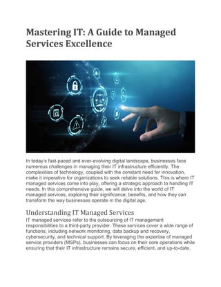 Mastering IT - A Guide to Managed Services Excellence.pdf | Cloud ...