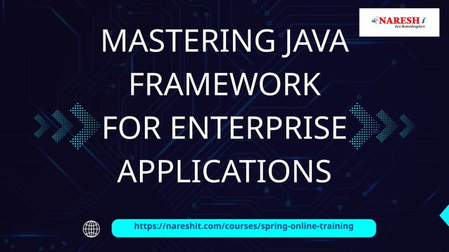 Mastering Java Framework for Enterprise Applications.pptx
