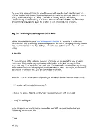 Mastering Java Terminologies_ Essential Concepts for Beginners.pdf