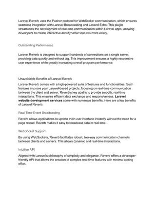 Mastering Laravel Reverb Shaping the Future of Real-Time Web Applications.ppt