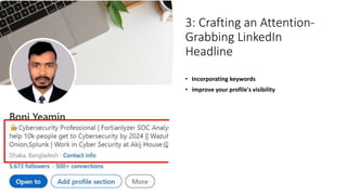 Mastering LinkedIn - From Profile Setup to Networking Success | PPT