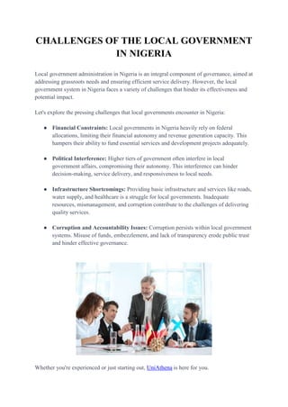 Mastering Local Government Administration Challenges.docx