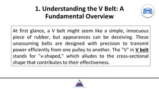 Mastering Machine Maintenance_ The Unsung Hero - V Belts.pptx