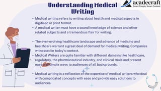 Mastering Medical Writing Tailored Solutions for Success.pptx