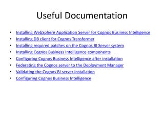 Mastering metrics and coping with cognos | PPT