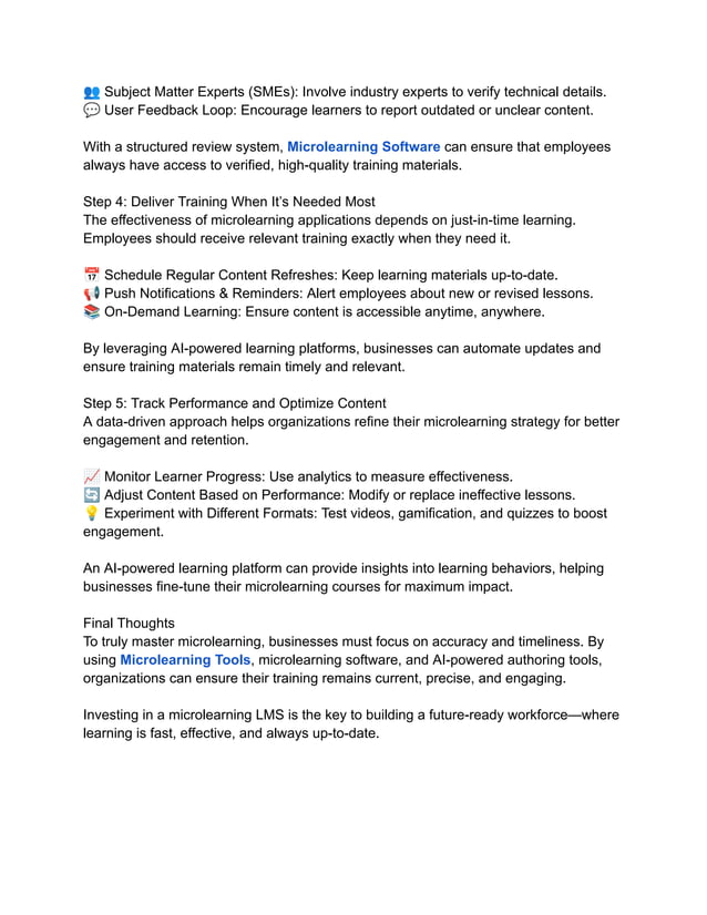 Mastering Microlearning_ Ensuring Accuracy and Timeliness _ MaxLearn.pdf